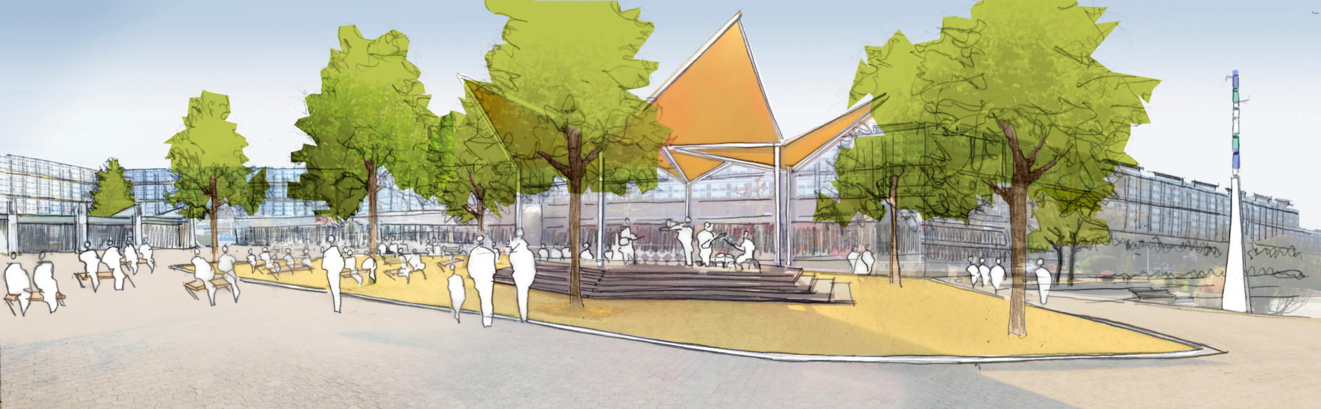 urbaplan | Vernier- Place du Lignon - Réaménagement des espaces publics ...
