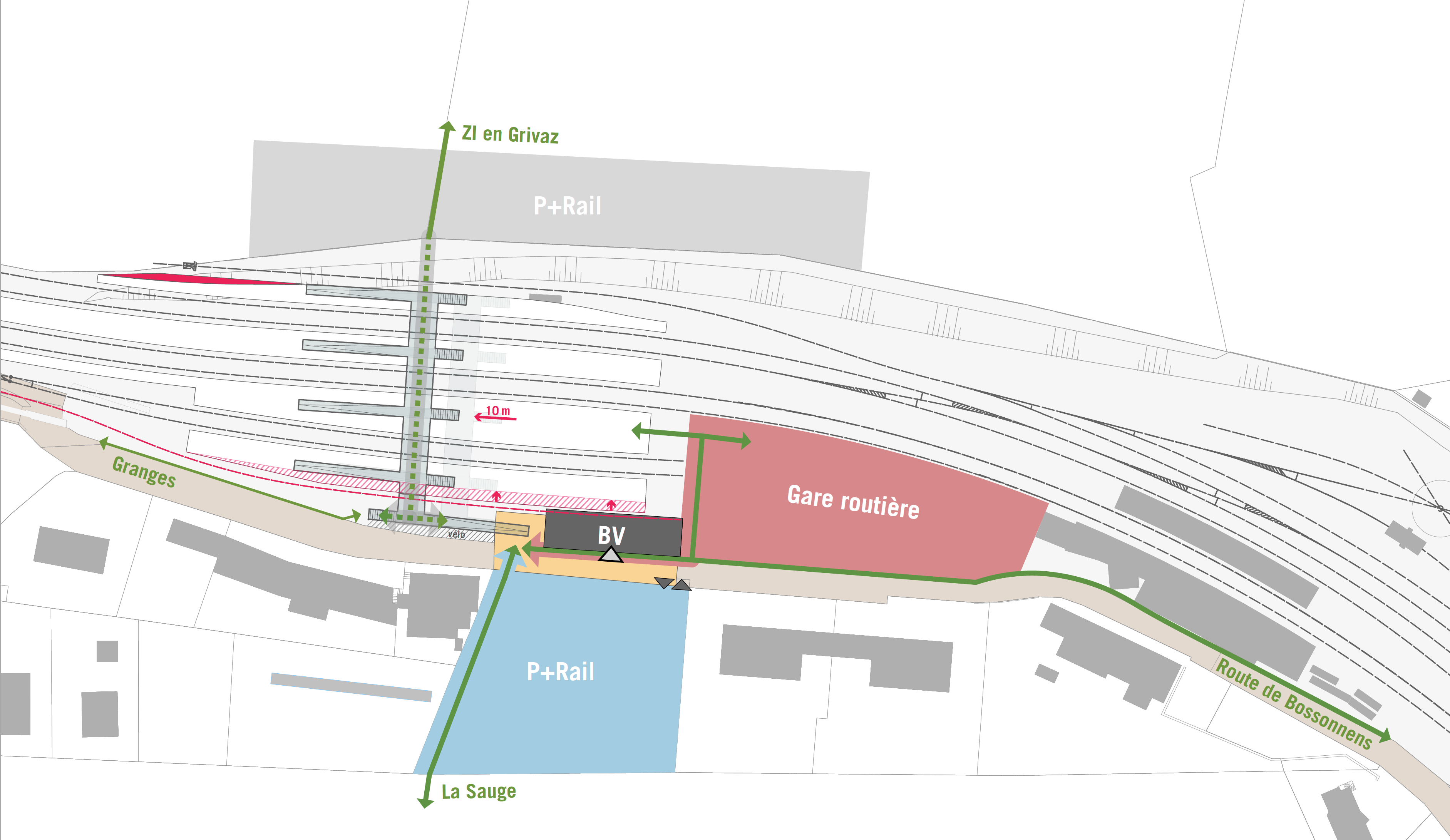 urbaplan | Aménagement de l’interface multimodale Palézieux-Gare - urbaplan